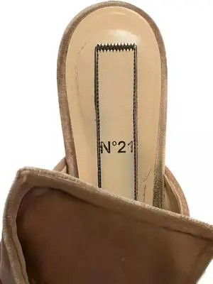 N°21 Knotted Velvet Slide Sandals