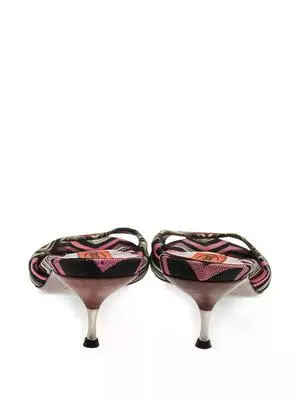 Missoni 65 Mm Zig-zag Pattern Sandals
