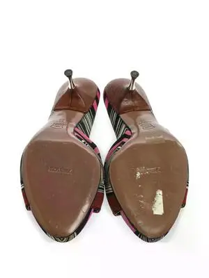 Missoni 65 Mm Zig-zag Pattern Sandals