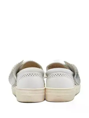 SOPHIA WEBSTER Embellished Slip-on Sneakers
