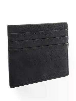 Dior 2010s Cd Icon Grained Leather Card Holder