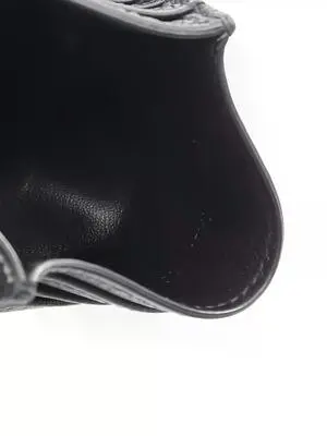 Dior 2010s Cd Icon Grained Leather Card Holder