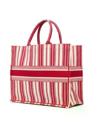 Dior 2018 Large Book Tote Bag - Red