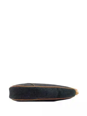 Dior Mini Denim Saddle Pochette - Blue