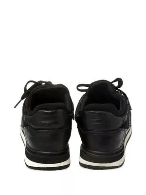 Dolce & Gabbana Lace-panel Leather Sneakers