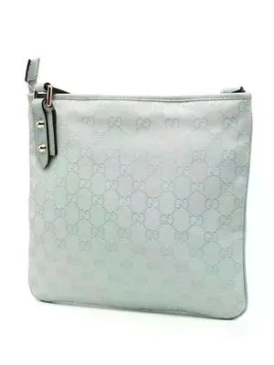 Gucci Gg Canvas Crossbody Bag - Blue