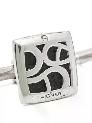 AIGNER Logo-embellished Cufflinks