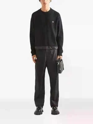 Prada Triangle-logo Trousers