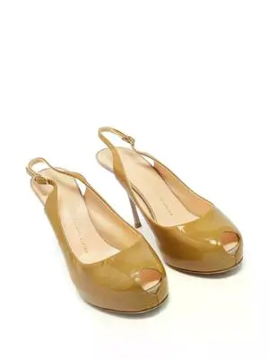 GIUSEPPE ZANOTTI Slingback Peep-toe Pumps