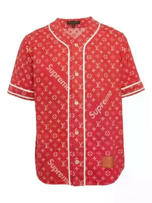 LOUIS VUITTON X Supreme Monogram Shirt - Red