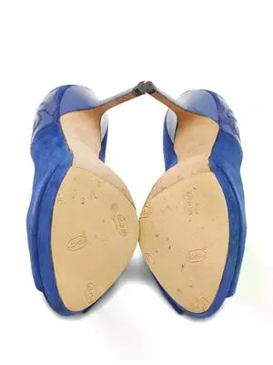 Dior Peep-toe Platform High Heel Pumps