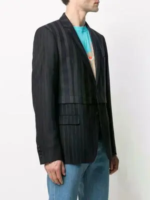 WALTER VAN BEIRENDONCK Pinstripe-panel Blazer