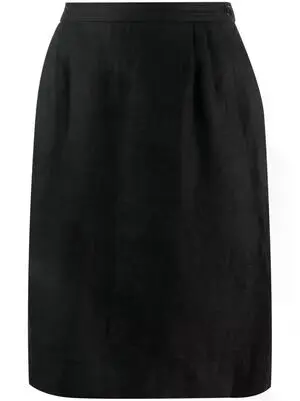 Valentino Garavani Black Wash Skirts