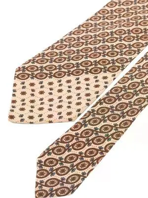 Giorgio Armani 1990s Patterned Silk Tie