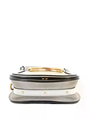 Chloé Nile Leather Small Crossbody Bag - Grey