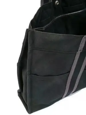 Hermès Canvas Rectangular Tote