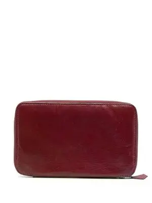 Hermès 2010 Azap Zipped Wallet - Red