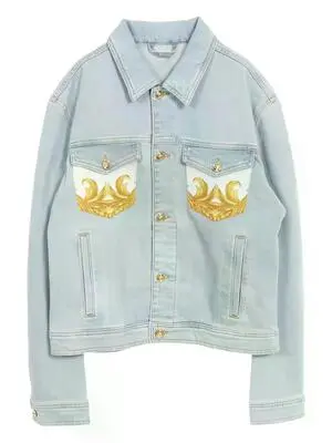 Versace 2010s Pocket Denim Jacket