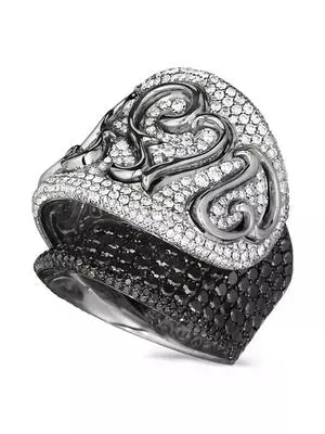 MAGGIORO 18k White Gold Diamond Ring - Silver