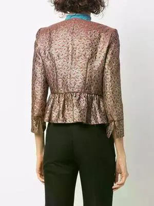 Valentino Garavani 2000s Brocade Pattern Jacket