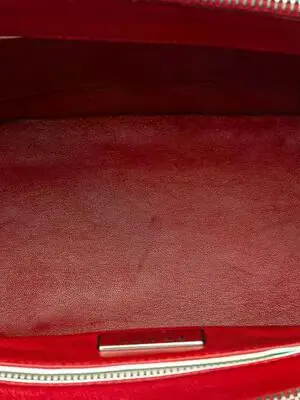 Prada Galleria Double Zip Satchel - Red