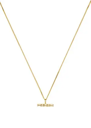 MISSOMA X Lucy Williams T-bar Pendant 18ct Vermeil Necklace - Gold