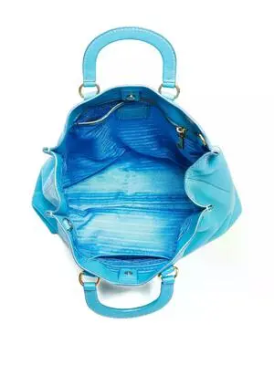Prada 2000-2020s Daino 2way Debossed Tote Bag