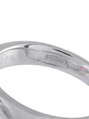 LB EXCLUSIVE Platinum Diamond And Ruby Three-stone Ring