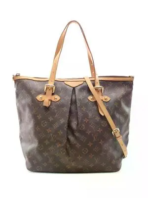 LOUIS VUITTON 2010 Monogram Palermo Shoulder Bag - Brown