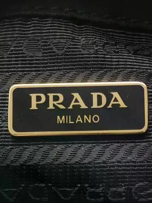 Prada Tessuto Duet Bucket Bag - Black