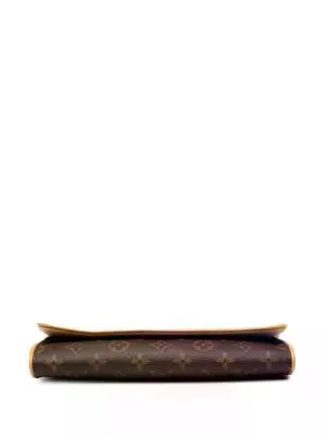 LOUIS VUITTON Monogram Pochette Twin Gm Crossbody Bag - Brown