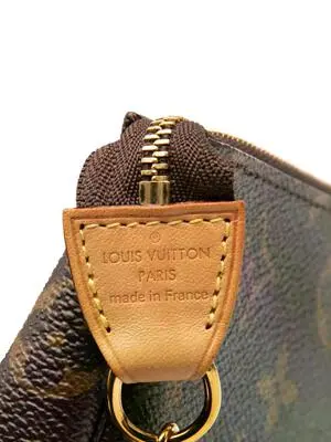 LOUIS VUITTON Monogram Mini Pochette Accessoires Handbag - Brown