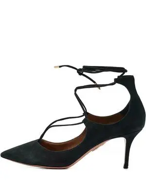 AQUAZZURA 80mm Suede Pumps