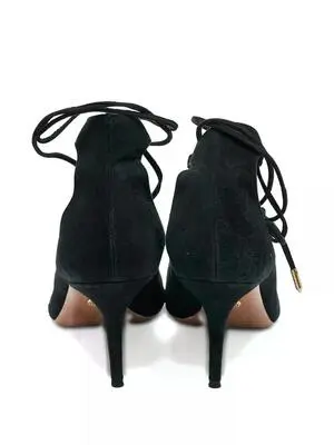 AQUAZZURA 80mm Suede Pumps
