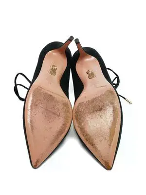 AQUAZZURA 80mm Suede Pumps