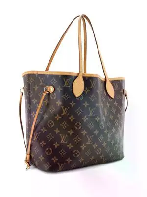 LOUIS VUITTON Neverfull Mm Monogram Canvas Tote Bag