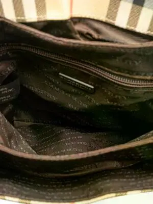 Burberry House Check Coated Canvas Backpack