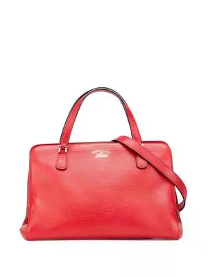 Gucci Calfskin Swing Top Handle Satchel
