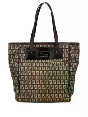 Fendi 2000-2010 Zucchino Canvas Tote Bag