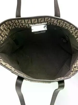 Fendi 2000-2010 Zucchino Canvas Tote Bag