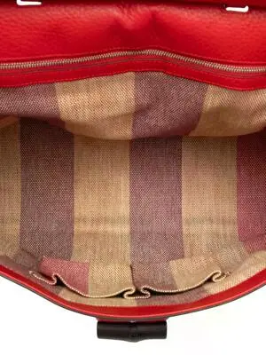 Gucci Leather Bamboo Daily Satchel - Red