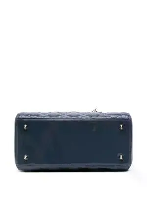 Dior 2020 Medium Patent Cannage Lady Satchel