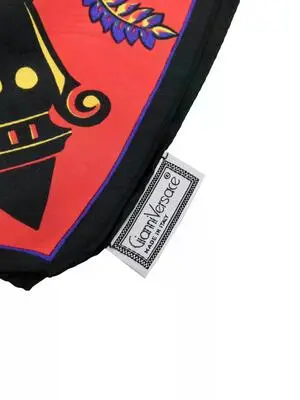 Versace 1990s Graphic-print Silk Scarf