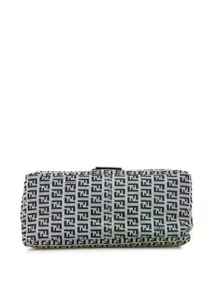 Fendi 2000-2010 Zucchino Canvas Mamma Forever Shoulder Bag