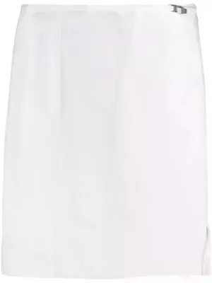 Gucci 2000s Midi Denim Skirt - Neutrals