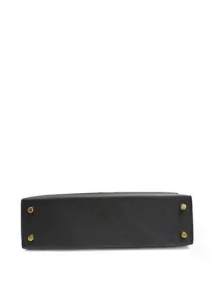 Hermès 2024 Mini Kelly Sellier 20 Epsom Leather Gold-hardware Tote Bag - Black