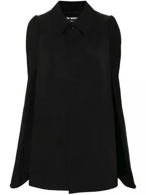 JUNYA WATANABE COMME DES GARCONS 1980s Wool Cape - Black