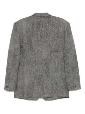 Versace 1980s Houndstooth Blazer