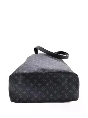 LOUIS VUITTON Cabas Light Drawstring Bag Monogram Eclipse Canvas
