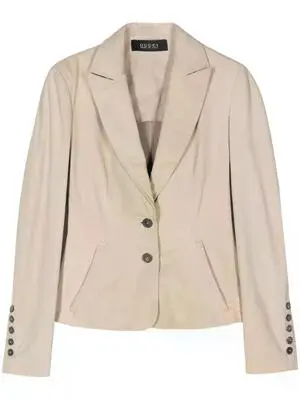 Gucci 2000s Leather Jacket